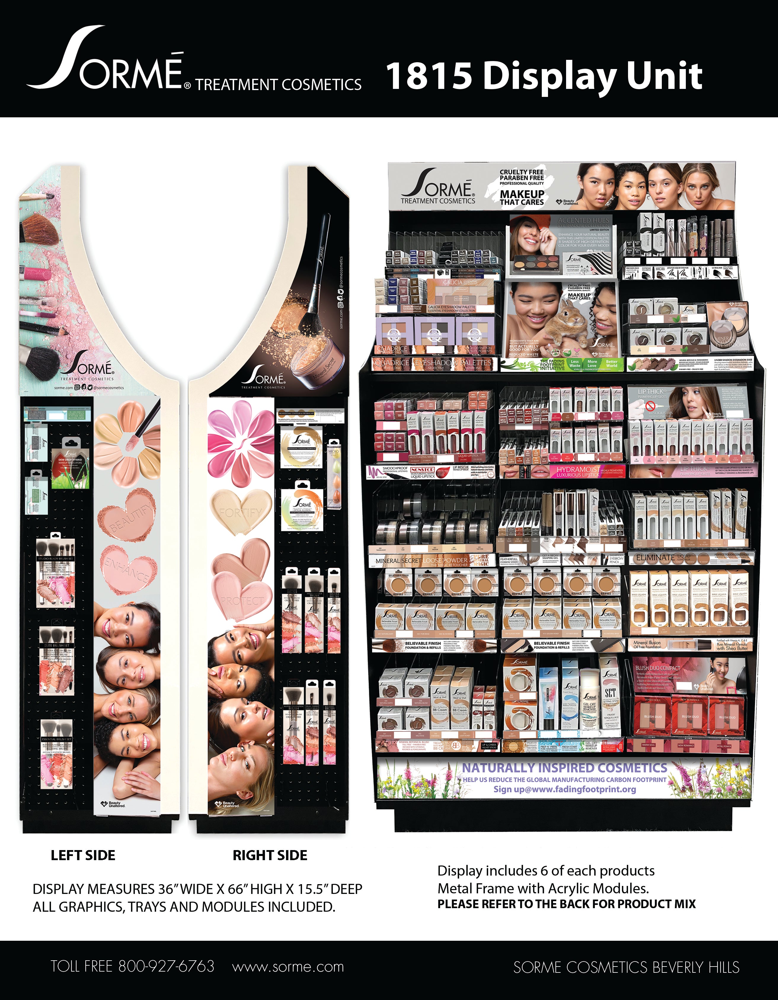 1815 MODULAR DISPLAY – Sorme Cosmetics